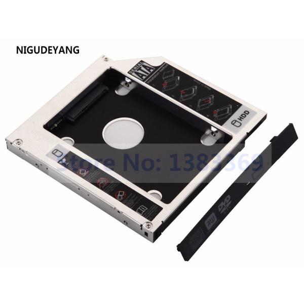 Nigudeyang 2ndハードドライブssd hddオプティカルベイキャディアダプタ用のacer aspire 7250 7540 7540gSlim-01
