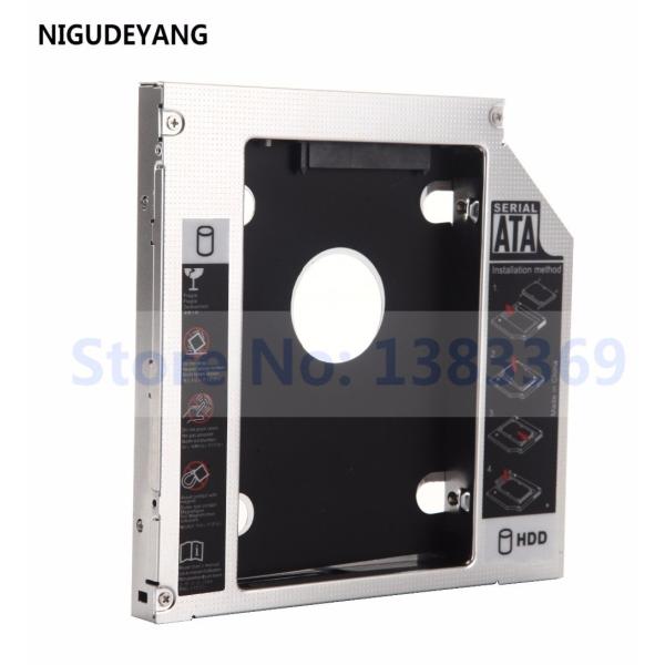 Nigudeyangセカンドhdd、ssdハードドライブ光学キャディーアダプタ用sony vaio vgn-fw520f vpc-f13e1rSlim-01