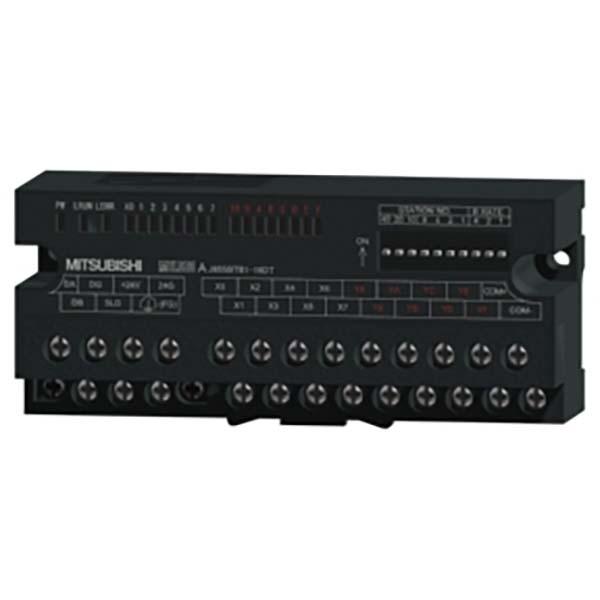 Remote DC combined digital input and output unit - for cabinet installation - Mitsubishi Electric (MELSEC-A series) - 16...