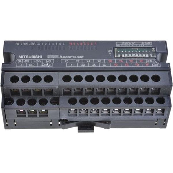 Remote DC combined digital input and output unit - for cabinet installation - Mitsubishi Electric (MELSEC-A series) - 16...