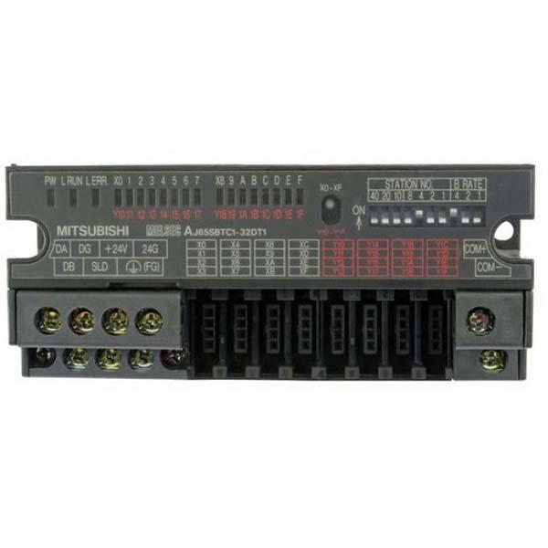 Remote DC combined digital input and output unit - for cabinet installation - Mitsubishi Electric (MELSEC-A series) - 32...