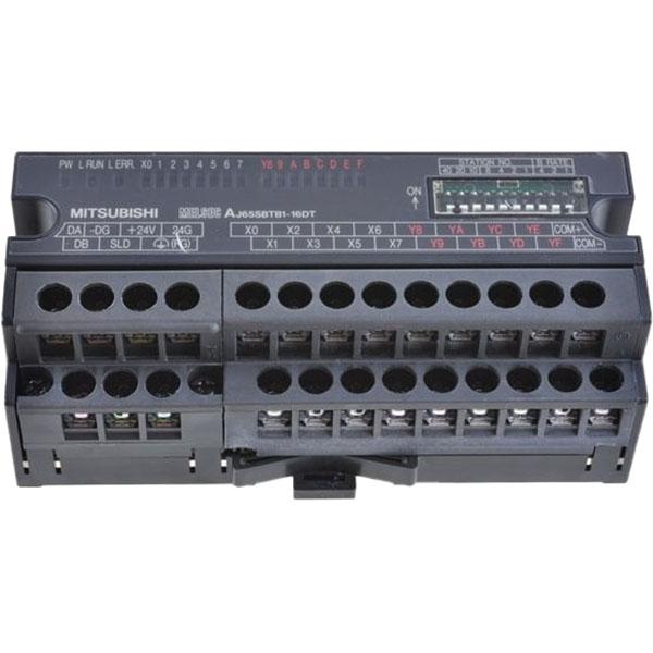 Remote DC combined digital input and output unit - 4-wire type - for cabinet installation - Mitsubishi Electric (MELSEC-...