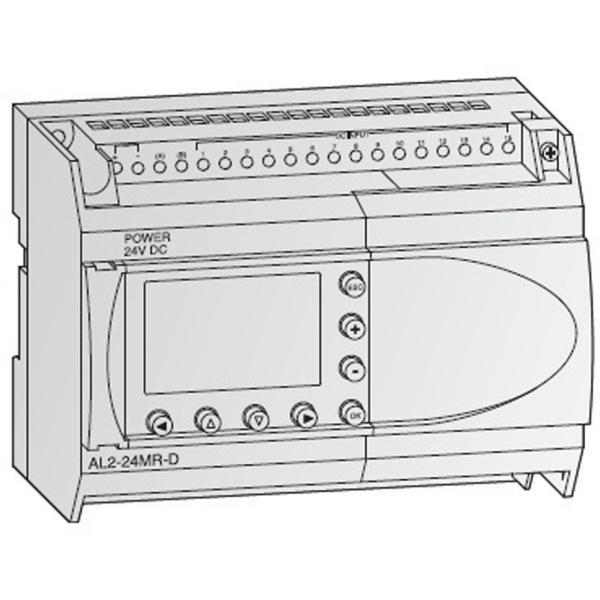 Compact Programmable Logic Controller (PLC) CPU unit with integrated I/Os - Mitsubishi Electric (MELSEC-F (FX) Series a2...
