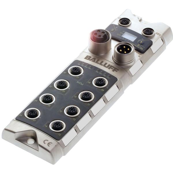 Industrial networking block / remote I/O with shielded housing - for Ethernet/IP - Balluff - model BNI EIP-104-105-Z015 ...