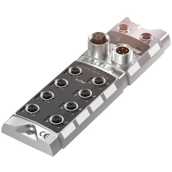 Industrial networking block / remote I/O - for Profibus - Balluff - model BNI PBS-104-101-Z001 - 5-pin B-coded male M12 ...