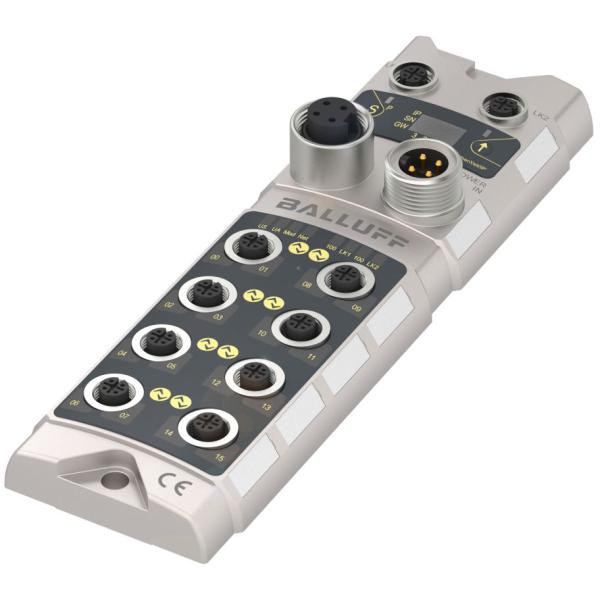 Industrial networking block / remote I/O with shielded housing - for Ethernet/IP - Balluff - model BNI EIP-508-105-Z015 ...