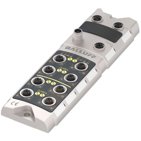 Industrial networking block / remote I/O with shielded housing - for Ethernet/IP - Balluff - model BNI EIP-538-005-Z063 ...