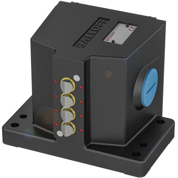 Mechanical multi limit switch with 2 mechanical safety switches + chisel plungers + LED function signalling (6-60V) - Ba...