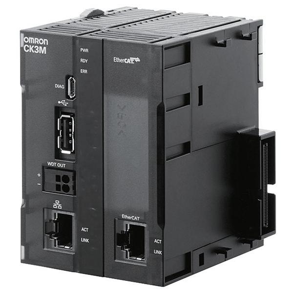 Programmable Logic Controller (PLC) CPU unit for multi-axis control - with 4 controlled axes via EtherCAT port - OMRON (...