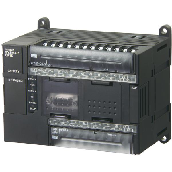 Integrated Programmable Logic Controller (PLC) unit with I/Os - OMRON (SYSMAC CP1E series - Normal-type) - 10I/O [6DI (6...