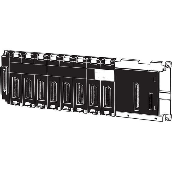 3-slots C.P.U. backplane / rack - OMRON (SYSMAC CS1 series - CS1W-BC) - Panel / Surface mounting - technically compatibl...