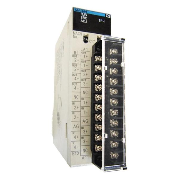 Analog mixed current and voltage input and output unit - OMRON (SYSMAC CS1 series - CS1W-MAD44) - 8I/O [4AI (4 x analog ...