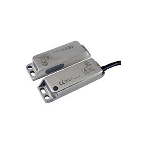 RFID non-contact safety switch with green LED indicator + unique code - elongated sens. - PL.e / Cat4 - OMRON / STi (D40...