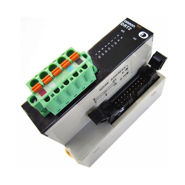 Vertical DC digital output unit (Smart slave unit) with MIL connectors and 10cm cable - OMRON (DeviceNet I-Os - DRT2) - ...