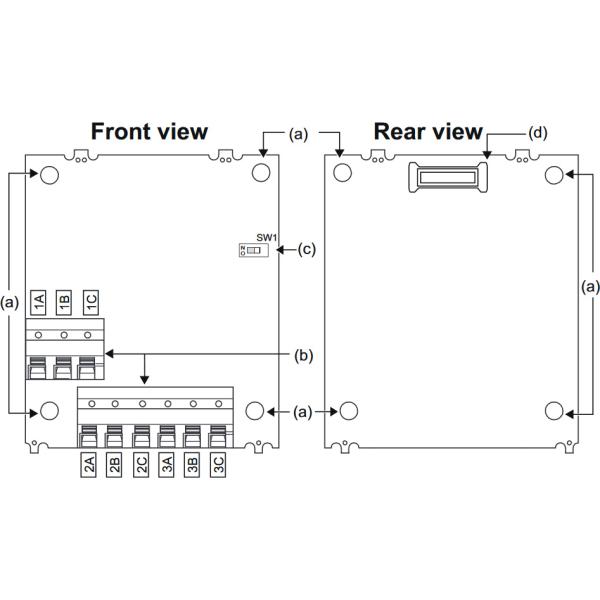 Rly. output module with conformal coating - plug-in type - Mitsubishi Electric - equivalent to FRA8AR60EKIT