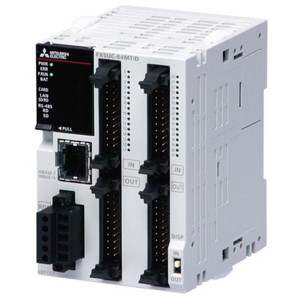 Compact Programmable Logic Controller (PLC) CPU unit with built-in I/Os - Mitsubishi Electric (MELSEC iQ-F Series FX5UC)...