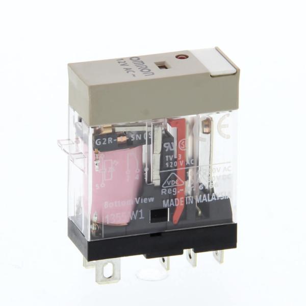 General-purpose electromechanical relay with LED indicator - OMRON (G2R-[]-S (S) series) - 192-264Vac (240Vac nom.) cont...