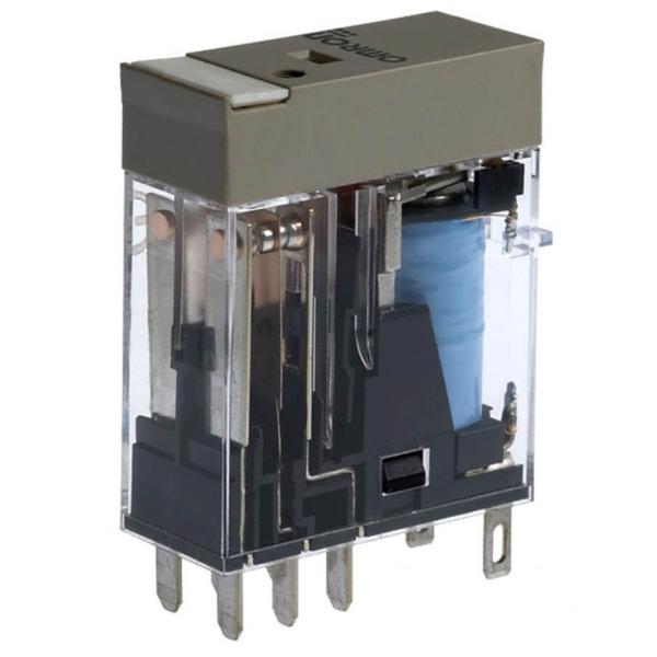 General-purpose electromechanical relay with LED indicator + built-in diode (for surge absorption) - OMRON (G2R-[]-S (S)...