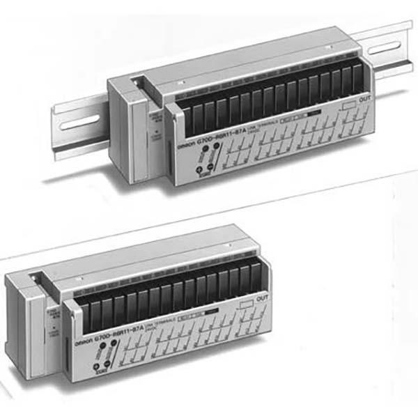 I.O. rly. term. with HOLD error processing - OMRON (G70D-B7A series) - 16.8-31.2Vdc (24Vdc nom.) control voltage - 3A ra...