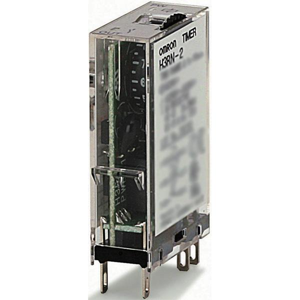 Multifunction solid-state analog ultra-slim short-range timer with LED indic. - 4 operating modes - OMRON (H3RN series) ...