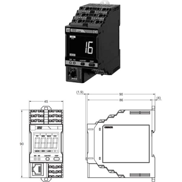 Comprehensive motor current diagnosis and motor protection relay - 100BASE-TX Data transfer method - OMRON (K6CM-CI seri...
