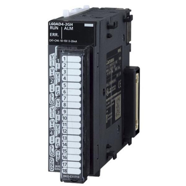 Analog input module with conformal coating - Mitsubishi Electric (MELSEC-L Series) - 4I/O [4AI (4 x analog inputs (-10.....