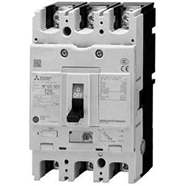 Moulded / Molded Case Circuit Breaker (MCCB) - Mitsubishi (WS-V series - NF-S (standard class)) - 3-poles (3P) - Rated c...