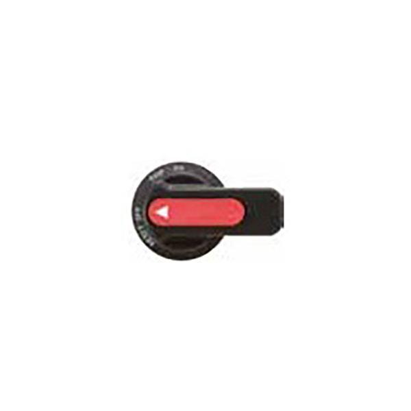 Operating handle - V-type - operation locking mechanism (lock in ON or OFF position) - door locking mechanism (open in O...