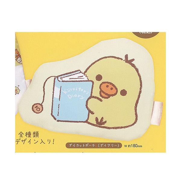 【発売日：2023年10月13日】システムサービス 400円カプセル自販機商品の単品販売です。リラックマ キイロイトリ ダイアリー トート ＆ ポーチ コレクション より【ダイカットポーチ(ダイアリー)】です。■サイズ：約18cm■商品は新...