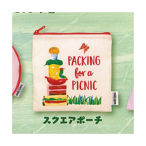 【発売日：2026年02月19日】IP4 400円カプセル自販機商品の単品販売です。The World of Eric Carle はらぺこあおむし バラエティー コレクション より【スクエアポーチ】です。■サイズ：約17cm■商品は新品で...