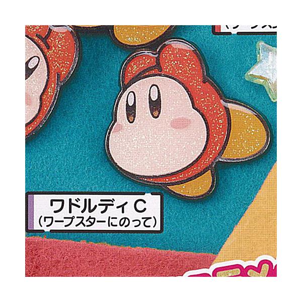 【発売日：2026年03月18日】タカラトミーアーツ 300円カプセル自販機商品の単品販売です。星のカービィ KIRBY play with WADDLE DEE ラメ ピンバッジ コレクション より【ワドルディC ワープスターにのって】で...