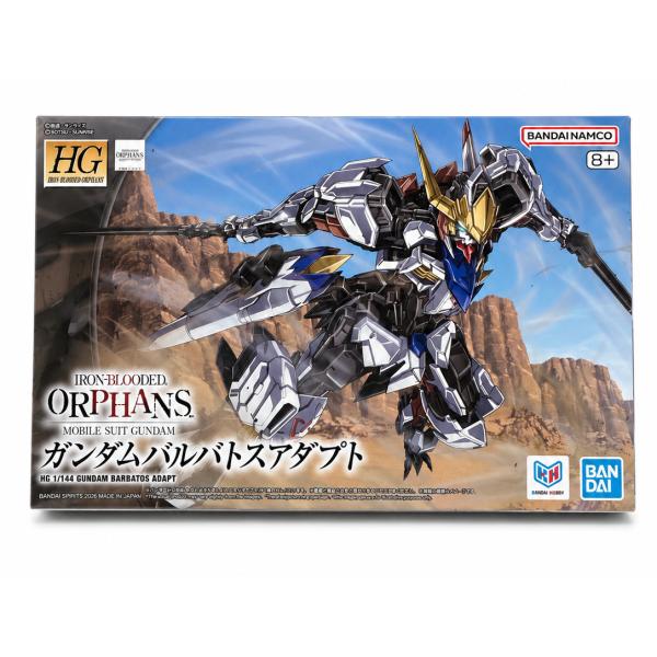 商品説明文HG 1/144 ガンダムバルバトスアダプト外箱には保管に伴うスレ・傷みがある場合がございます。写真の状態をご確認のうえご購入ください。※箱潰れ・外箱傷みを理由とした返品交換はご対応できかねます。