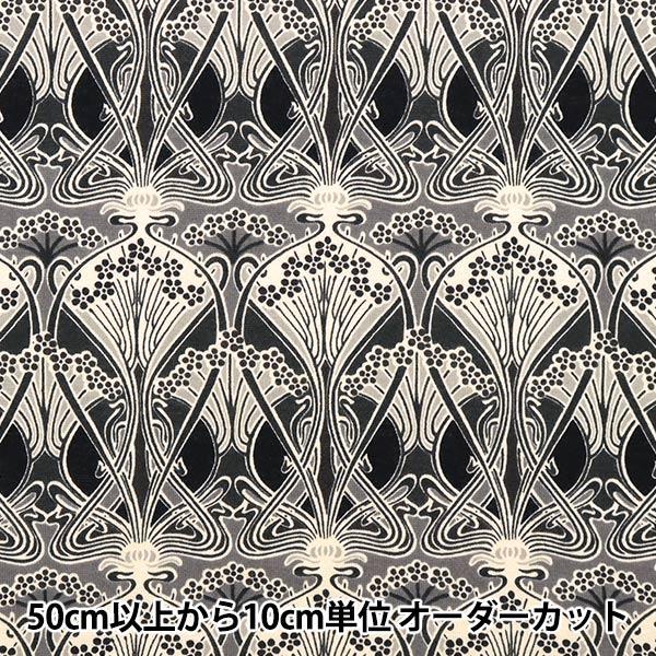 リバティ社アーカイブの中のアール・ヌーヴォー・スタイルのデザイン「アイアンシ」。タナローンに次ぐ定番素材のシングルニット(60/2天竺)横への伸縮性が大きく、薄手で軽さもある為Tシャツなどに最適です。やさしいやわらかな素材なので、ベビーウェ...