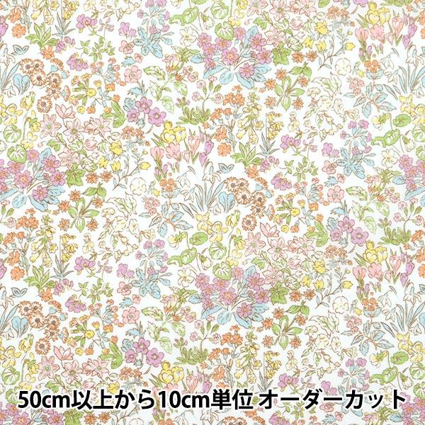 繊細なアウトラインで描かれたボタニカルスタイルの緻密なパターンを作り出しています。タナローン生地は薄くて軽く、織の密度が高くてしなやか。豊かなドレープ性があり、柔らかな肌触りが特徴です。[布 LIBERTY リバティプリント Liberty...