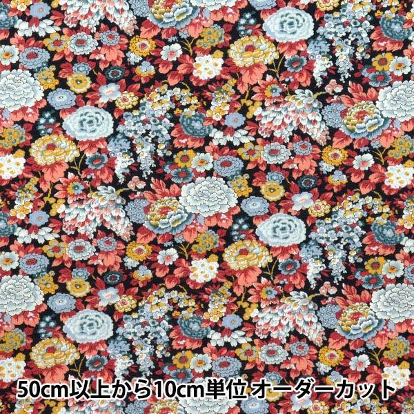 リバティ社のアーカイブに由来する華やかなフラワーガーデンが描かれた柄。1979年にはクラシックコレクションにも加入しました。タナローンに次ぐ定番素材のシングルニット(60/2天竺)横への伸縮性が大きく、薄手で軽さもある為Tシャツなどに最適で...