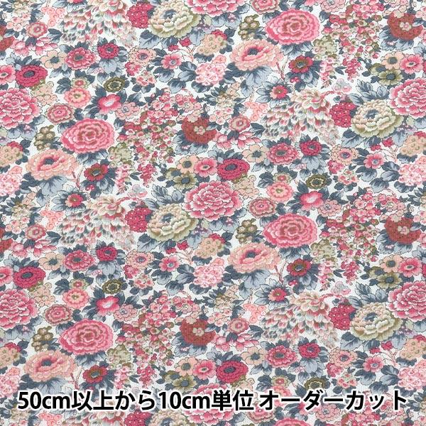 リバティ社のアーカイブに由来する華やかなフラワーガーデンが描かれた柄。1979年にはクラシックコレクションにも加入しました。タナローンに次ぐ定番素材のシングルニット(60/2天竺)横への伸縮性が大きく、薄手で軽さもある為Tシャツなどに最適で...