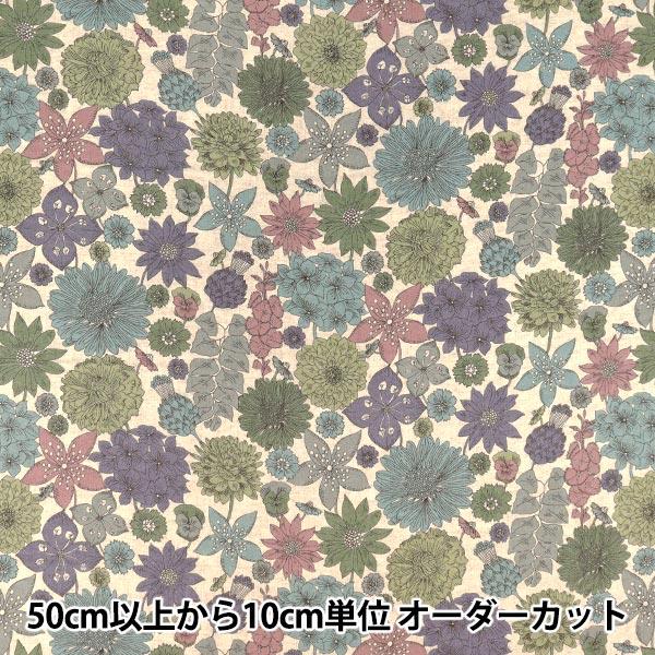 日本の生地メーカーHOKKOHと、イギリスの老舗テキスタイルブランド LIBERTY FABRICSのコラボコレクションです。2007年秋冬コレクションの1テーマ「ガーデン」の中の1柄で、観賞用の庭園に咲き誇る大輪の菊やアジサイ、カーネーシ...