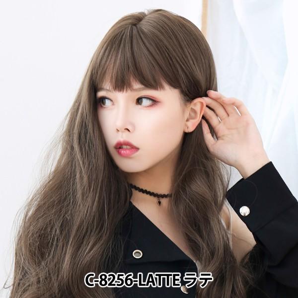 ウィッグ 『Tefure(テフリ) MODEロングウェーブ ラテ』 富士達 C-8256ウィッグ ロング セミロング フルウィッグ パープル ブルー グリーン アッシュ3グラデーション ロングウェーブ ウィッグ ウィッグネット ガイドブック...