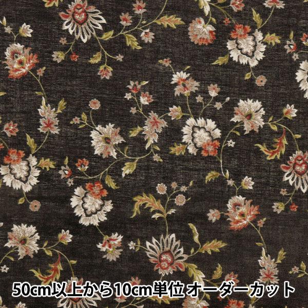 綿コンパスのやわらかい生地に、上品に伸びる花がデザインされた生地です。厚みは薄手で、目の空いた織りのやわらかさが特徴の平織りの生地です。シングルガーゼをもう少ししっかりめの糸にしたようなイメージで、透け感があり、肌当たりがやわらかいふんわり...