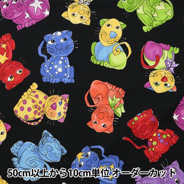 【数量5から】 生地 『USAコットン LORALIE DESIGNS ハッピー・キャッツ 692-427』人気のロラライ・ハリス生地です!ユニークな表情のキャラクターが人気の作家 Loralie Harris(ロラライ・ハリス)デザインの...