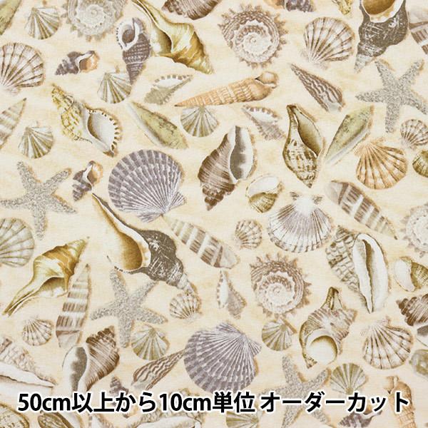 波の音や砂浜の風の音が聞こえてきそうな、水彩タッチのカニのデザイン。エプロンやポーチ等の小物類を作ったり、インテリア雑貨として、クッションカバーなどにもおすすめです。[THE DAY'S CATCH WELCOMETOTHEBEACH-BE...