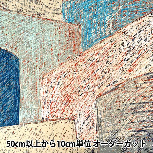 テキスタイルデザイナーの吉本悠美さんが手掛ける「KESHIKI」シリーズ。テクスチャ感が全面に表現された柄になっています。東京郊外で見た大きな商業施設と駅が合体したような風景からインスピレーションを得た柄です。柔らかくしなやかな綿ビエラ生地...