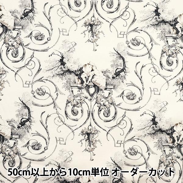 Daughter &amp; Sonさんのレトロでクラシカルな花柄生地です。針通りがよく縫いやすいシャーティング生地は、ブラウス、シャツなどの衣類、バッグや雑貨、袋物などの小物類にインテリア、幅広くお使いいただけます。[Daughter &...