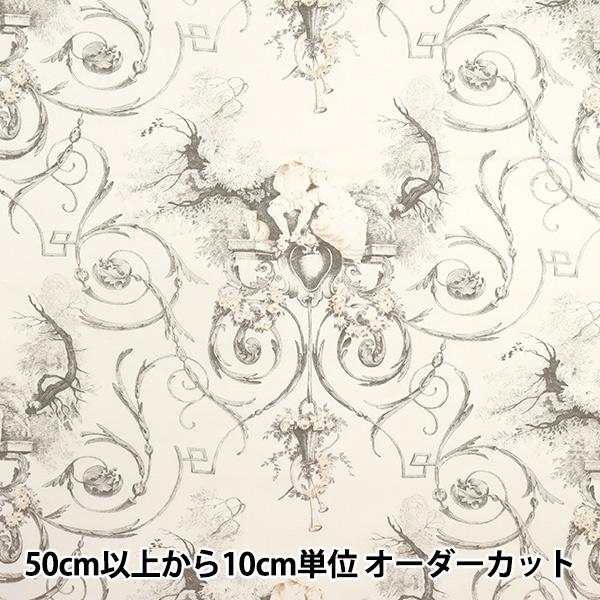 Daughter &amp; Sonさんのレトロでクラシカルな花柄生地です。針通りがよく縫いやすいシャーティング生地は、ブラウス、シャツなどの衣類、バッグや雑貨、袋物などの小物類にインテリア、幅広くお使いいただけます。[Daughter &...