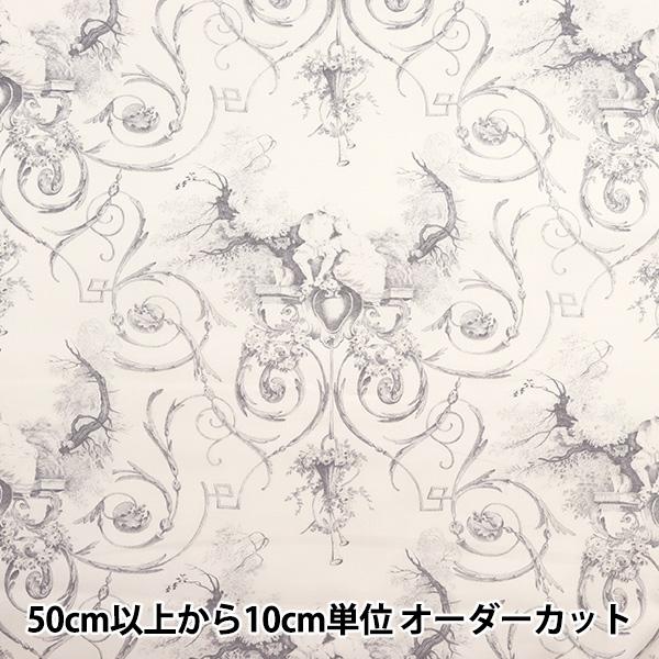 Daughter &amp; Sonさんのレトロでクラシカルな花柄生地です。針通りがよく縫いやすいシャーティング生地は、ブラウス、シャツなどの衣類、バッグや雑貨、袋物などの小物類にインテリア、幅広くお使いいただけます。[Daughter &...