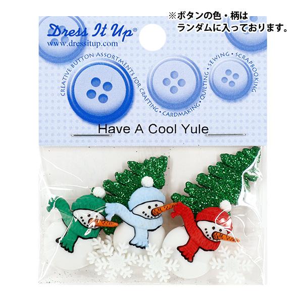 ボタン 『チルドボタン Have A Cool Yule 2465』 Dress It Upバラエティ豊かな飾りボタン!ジェシー・ジェームス社の人気のボタンです。オリジナルのヘアゴムやバッグのワンポイント、スクラップブックの飾りなどアレンジ...