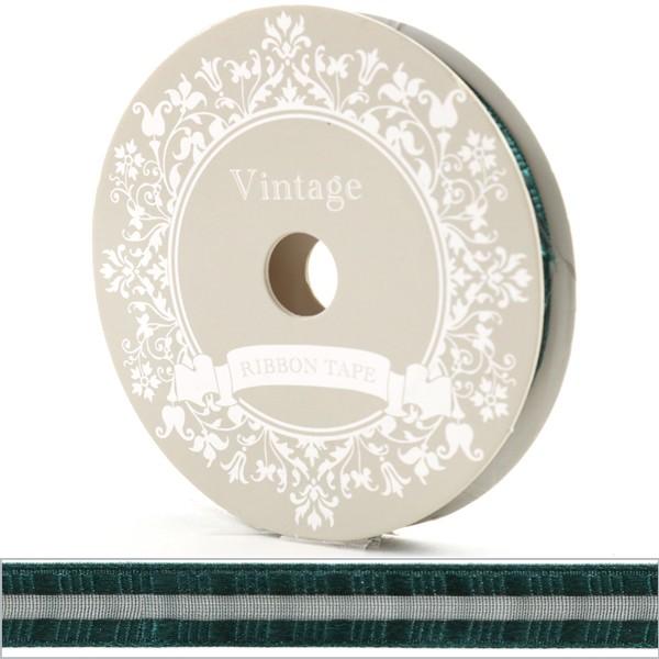 リボン 『ナイロンオーガンジーリボン 9mm幅 ミドリ』装飾・服飾・アクセサリー作りなど幅広くお使い頂けます！お得な5m巻リボンです！■幅：9mm※モニターによって実物のお色と若干異なる場合がございます。 【手芸用品・毛糸・生地の専門店 ユ...