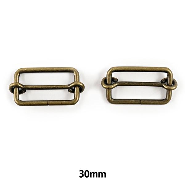 角カンと組み合わせてテープの長さ調節ができます。ショルダーベルトなどにお使いください。◆30mm 2個入り◆材質:鉄