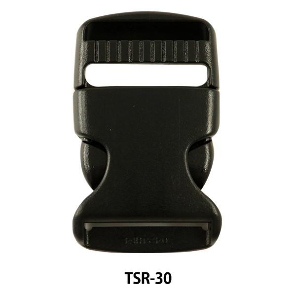 バッグ、リュックなどのベルトジョイント部分に。長さ調整もできます。日本の老舗プラスチックパーツメーカー「NIFCO ニフコ」国内外のアウトドアメーカーに採用されている製品ブランドです。◆規格:30mm幅用約 38mm×60mm◆色:黒