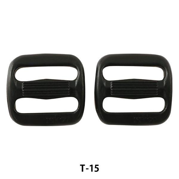 バッグ・リュック・バッグパックなど様々な用途に使用できる15mmサイズテープ用の長さ調整パーツです。ニフコ LLシリーズのタイプよりも摩擦が増すため、振動にも強く、しっかりと止まります。日本の老舗プラスチックパーツメーカー「NIFCO ニフ...